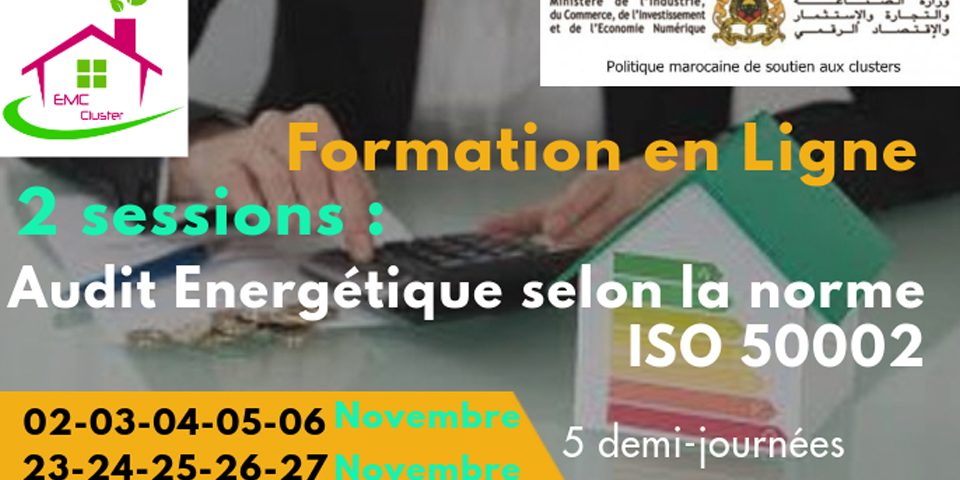Formation en Ligne « Audit Energétique selon la norme ISO 50002 ...